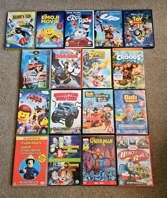 17 BUNDLE OF Boys DVD Job Lot TV Shows Movie Bob the Builder Lego ...