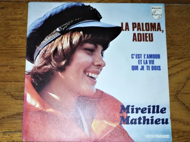 MIREILLE MATHIEU - La Paloma Adieu ( Disque 45 Tours ) -V17- EUR 3,00 ...