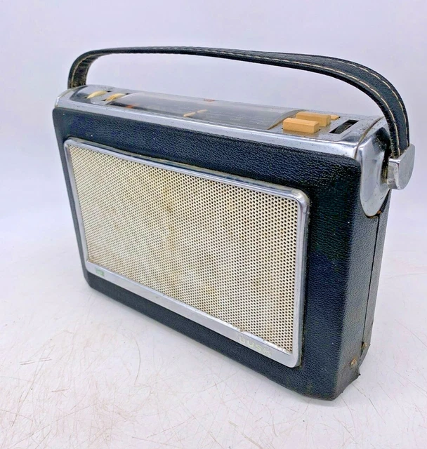 RARE VINTAGE BLACK Bush TR130 Transistor 1960s Radio Collectable £14.99 ...