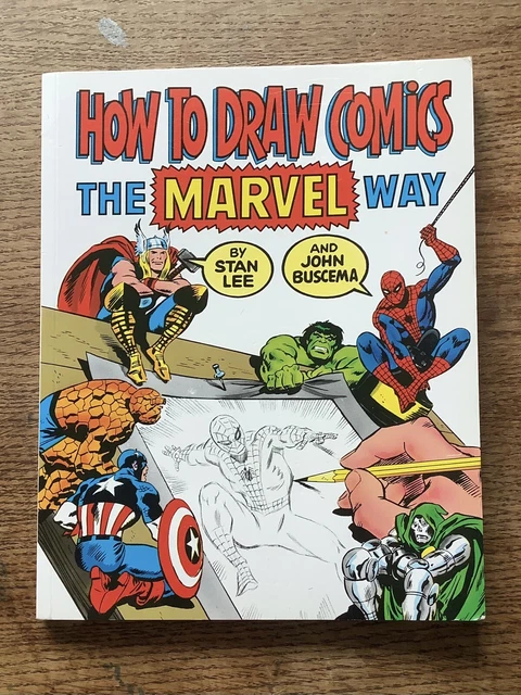 HOW TO DRAW Comics the Marvel Way by Stan Lee and John Buscema £5.00 ...