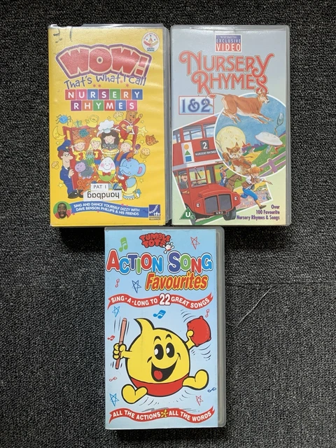 NURSERY RHYMES VHS Video Tapes bundle x3 £31.89 - PicClick UK