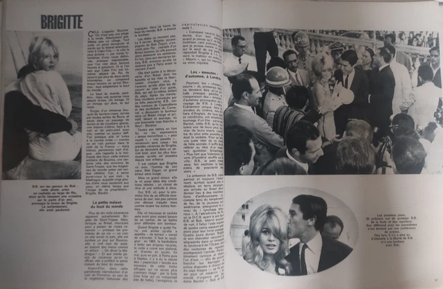 BRIGITTE BARDOT JOURS De France Mars 1964 Les Vacances Secretes De Bb ...