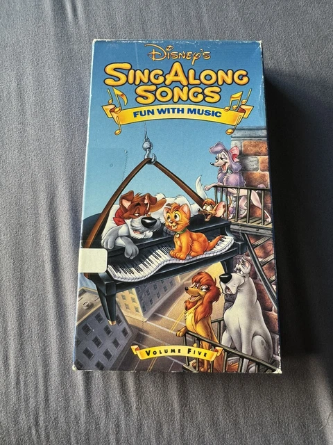 DISNEYS SING ALONG Songs - Fun With Music VHS £5.59 - PicClick UK