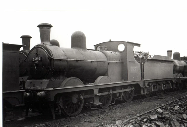RAIL PHOTO LNER GCR 060 J10 65193 Heaton Mersey shed Stockport Cheshire ...
