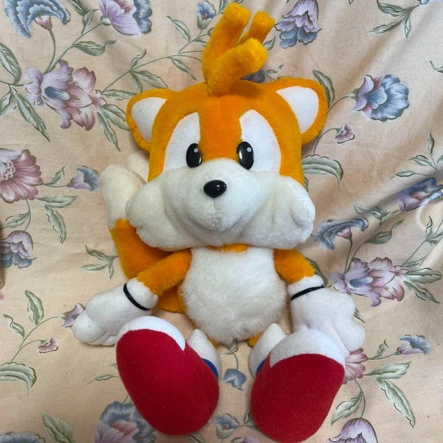 SONIC THE HEDGEHOG Very Rare Tails Plush Doll 40cm SEGA Vintage 1993 ...