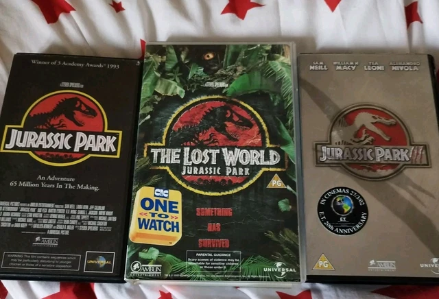 JURASSIC PARK VHS Bundle Collection Lost World Big Box Ex Rental £20.00 ...