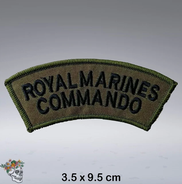 ROYAL MARINES COMMANDO BRITISH ARMY BADGES/PATCHES- Sew On Patch ...