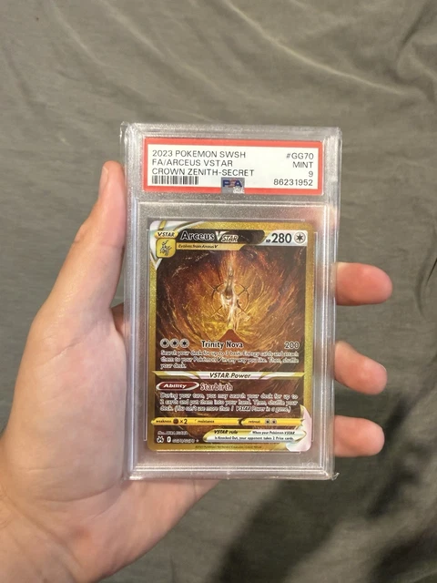 2023 POKEMON SWSH Fa/Arceus Vstar Crown Zenith-Secret Gg70/Gg70 Psa 9 ...