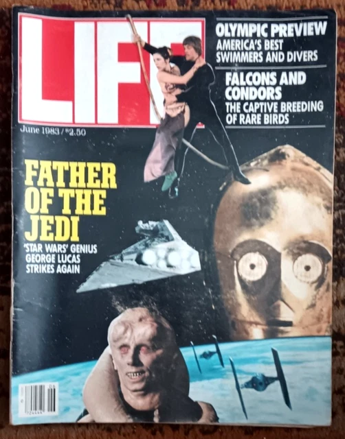 LIFE MAGAZINE JUNE 83 STAR WARS/RETURN OF THE JEDI Cover-Father Of Jedi ...