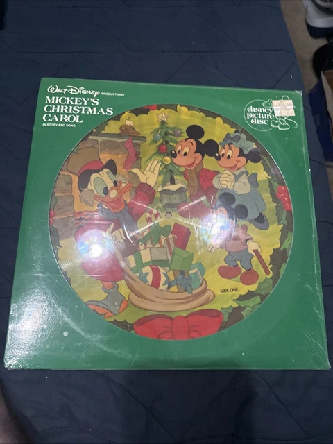 WALT DISNEYS MICKEYS Christmas Carol NEW Sealed Picture Disc Record ...