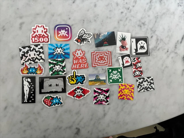 24 STICKERS INVADER (Invader Space Station) EUR 80,00 - PicClick FR