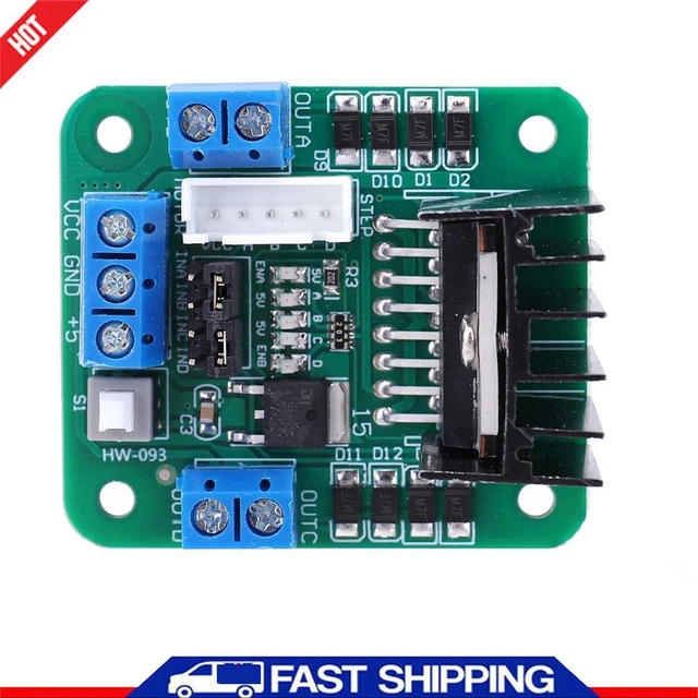 L298N DC MOTOR Driver Module H-Bridge DC Stepper Motor Board for Smart ...