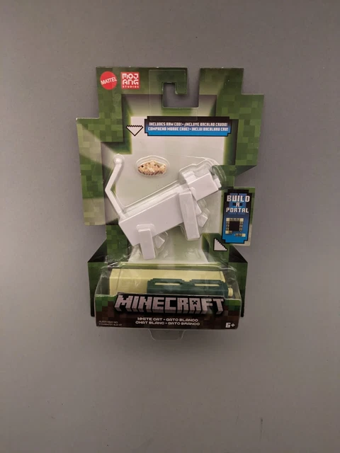 2023 MINECRAFT BUILD-A-PORTAL Action Figure: WHTE CAT (w/ Cod) $22.50 ...