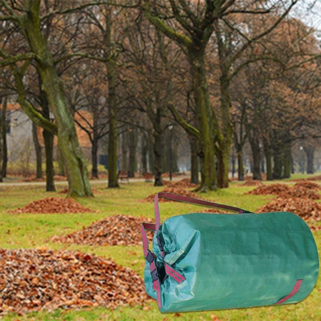 DUAL PACK SELF Standing Leaf Collection Bags Great for For gardening ...