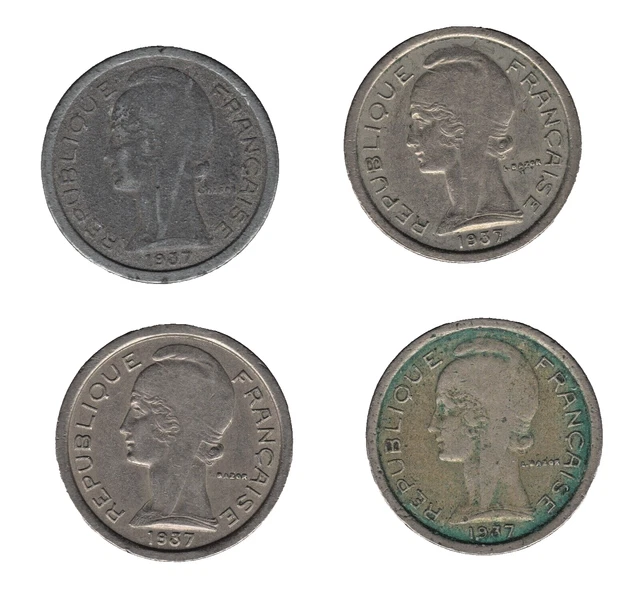 1937 FRANCE – Public Telephone Tokens – PTT Issue – Lot x4 £5.00 ...