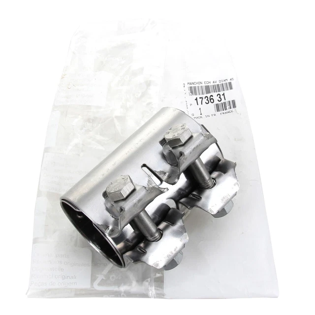 ORIGINAL CITROEN PEUGEOT Rohrverbinder Doppelschelle Schalldämpfer 45mm ...