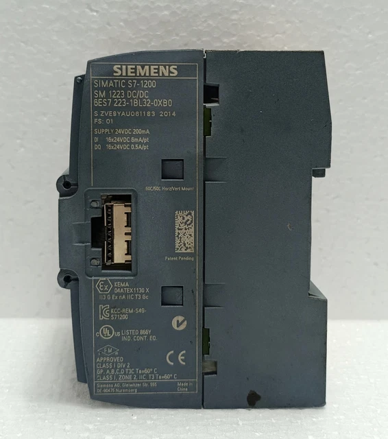 SIEMENS SIMATIC S7-1200 6Es7 223-1Bl32-0Xb0 Digital I/O Module $30.81 - PicClick AU