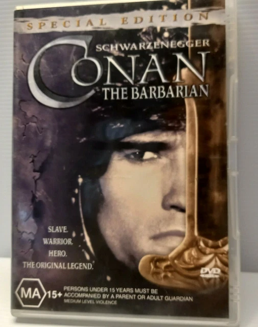 CONAN THE BARBARIAN Dvd Spec Edition Arnold Schwarzenegger Region 4 $12 ...