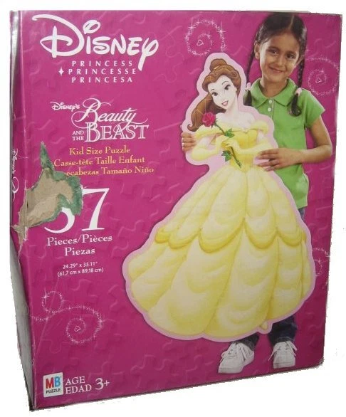 DISNEY SLEEPING BEAUTY Belle Kid Life Size Puzzle - (22 x 35 inches) £6 ...
