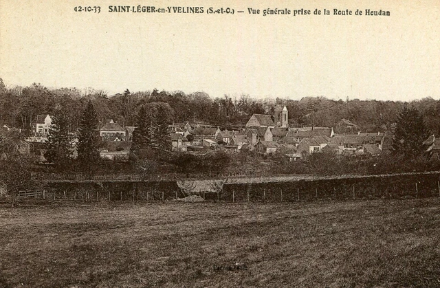CARTE SAINT LEGER EN YVELINES Vue générale prise de la Route de Houdan EUR 2,99 - PicClick FR