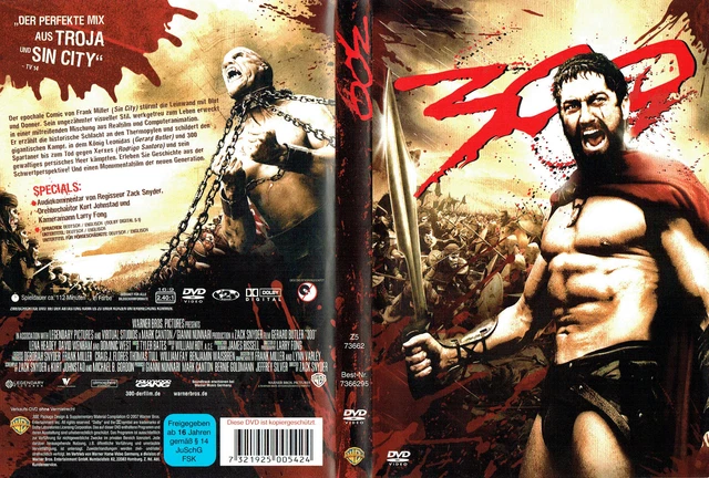 (DVD) 300 -GERARD Butler, Lena Headey, Dominic West, David Wenham ...