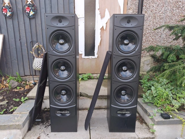 WHARFEDALE VALDUS 500 Floor Standing Speakers 200w. £49.99 - PicClick UK