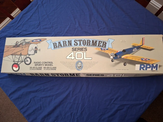 RPM BARNSTORMER SERIES 40 L model plane £56.03 - PicClick UK