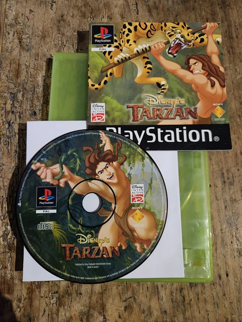 DISNEY'S TARZAN PS1 Disc And Manual Only Sent In A Case £9.95 - PicClick UK