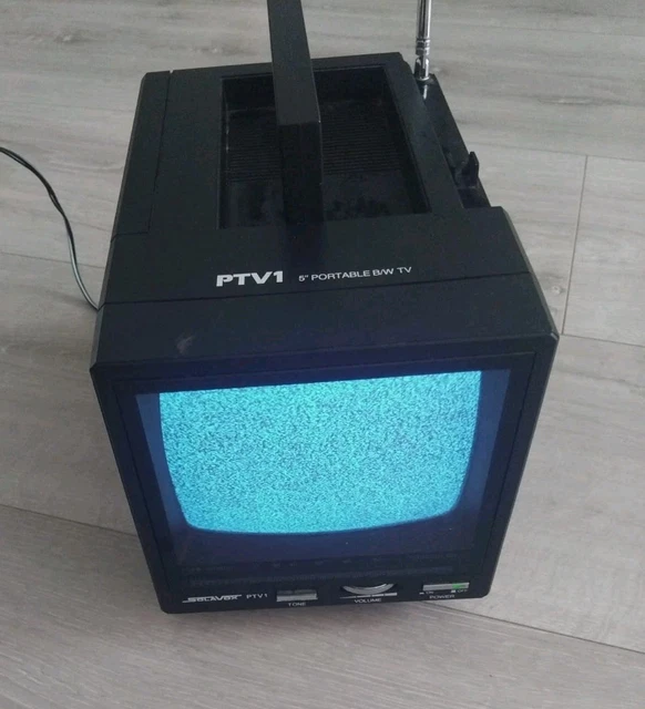 VINTAGE SOLAVOX B/W PTV1 Portable TV Television Working £52.71 ...