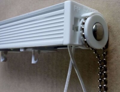 VERTICAL BLIND SLIM Rail/Header/Track Cord/Chain Made to Measure £26.95 ...