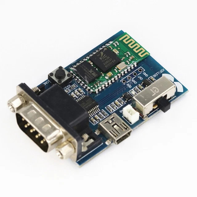 RS232 BLUETOOTH SERIAL Adapter Board/5V/Mini USB Bluetooth Serial Port ...
