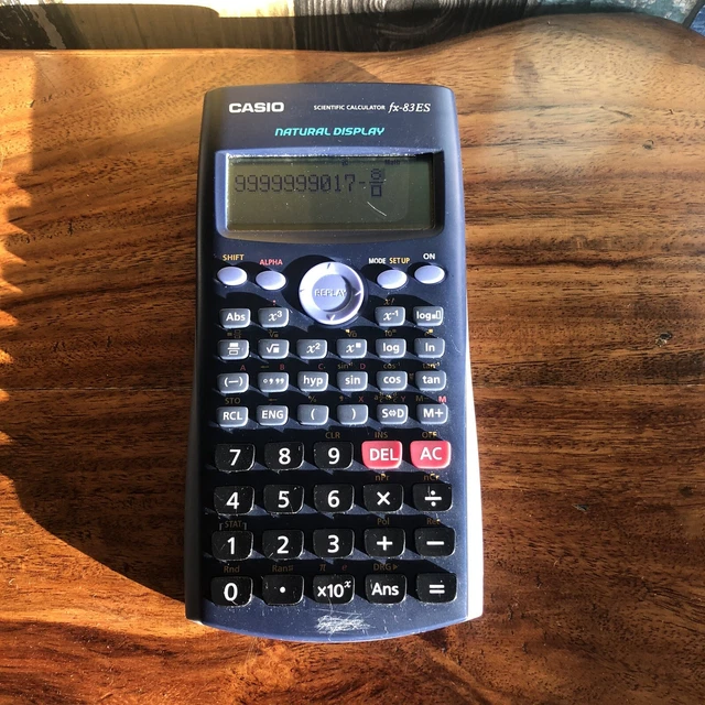 RARE CASIO SCIENTIFIC Calculator FX-83ES Display GCSE A Level ...