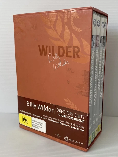 BILLY WILDER DIRECTORS Suite Collectors Boxset DVD Region 4 PAL Films ...