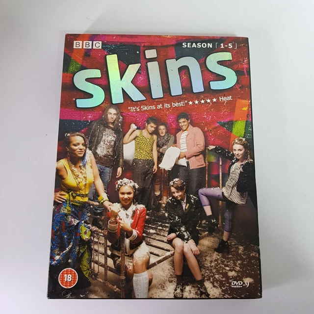 SKINS COMPLETE SEASONS 1-5 DVD Classic BBC British Teen Drama TV Series ...