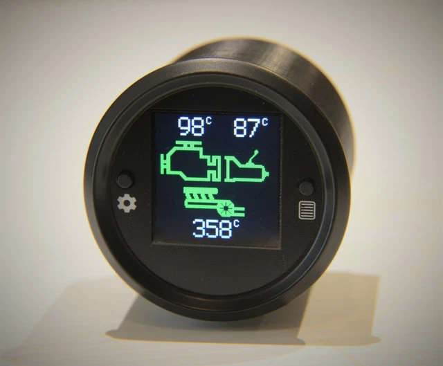DIGITAL EGT, ENGINE & Gearbox temperature 52mm gauge - visual/audible ...