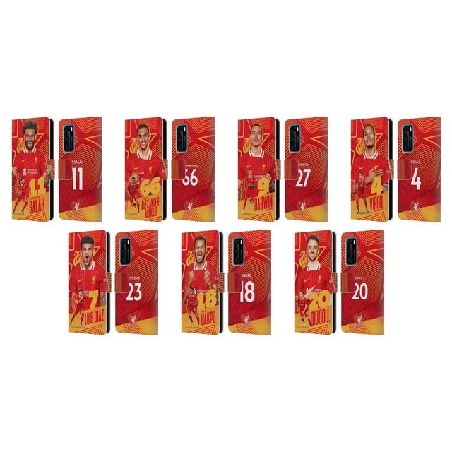 LIVERPOOL FC LFC 2024/25 First Team Pu Leather Book Case For Huawei ...