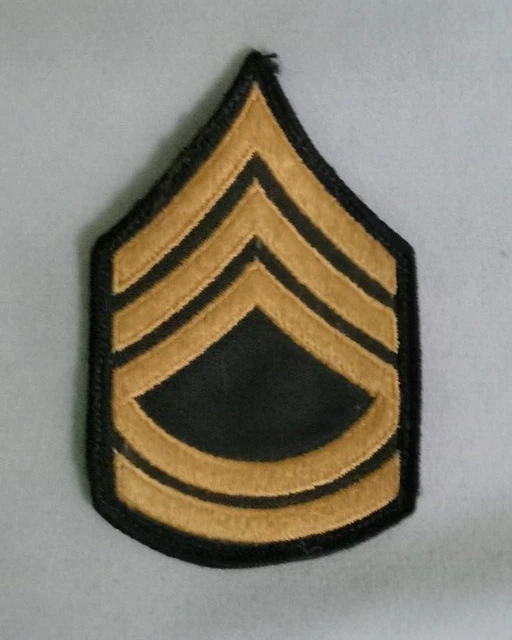 VINTAGE ARMY TECH Sergeant, 1st Class Patch Collectible/ Military. 3 ...