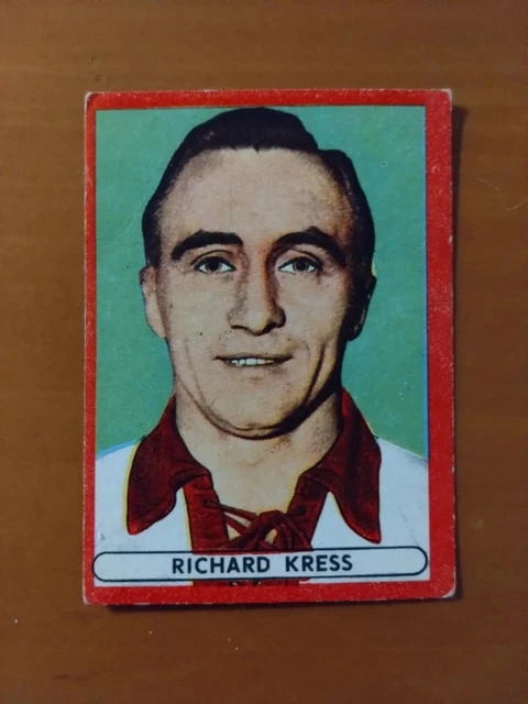 RICHARD KRESS (+1996),SB Die Bundesliga 63/64,Eintracht Frankfurt,#85 ...