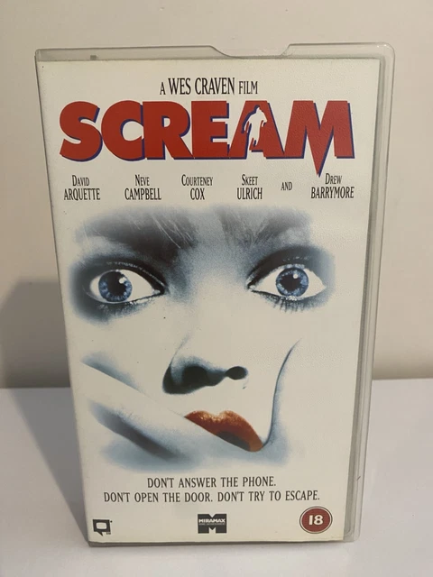 SCREAM (VHS/SUR, 1998) - Original Horror VHS £6.99 - PicClick UK