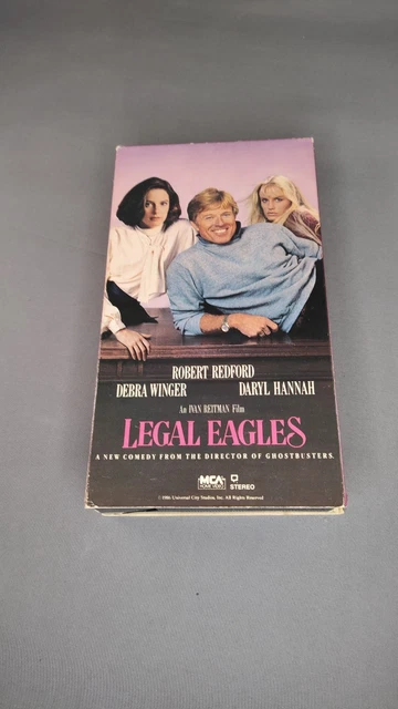 LEGAL EAGLES VHS Robert Redford, Daryl Hannah, Debra Winger $11.94 ...
