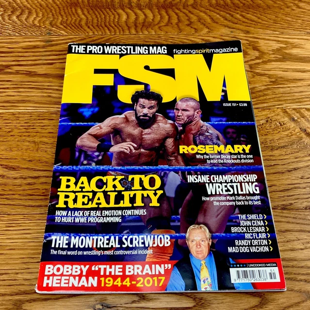 FSM FIGHTING SPIRIT Magazine Issue 151 Pro Wrestling Vgc £8.99 ...