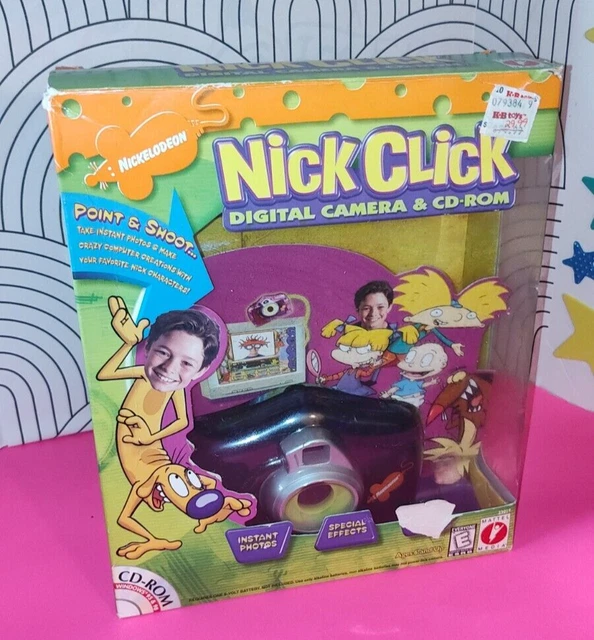 MATTEL NICK CLICK Digital Camera - Nickelodeon (NO CD-ROM) Big Box READ ...