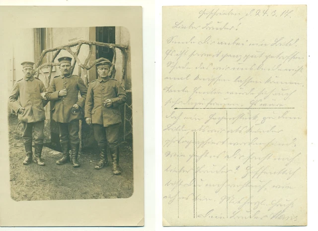 GERMANY, 1917, GERMAN Soldiers, WW1, Original photo EUR 4,00 - PicClick DE