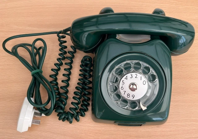 VINTAGE 1970’S GREEN Rotary Dial Telephone, Swedish Teli £26.68 ...