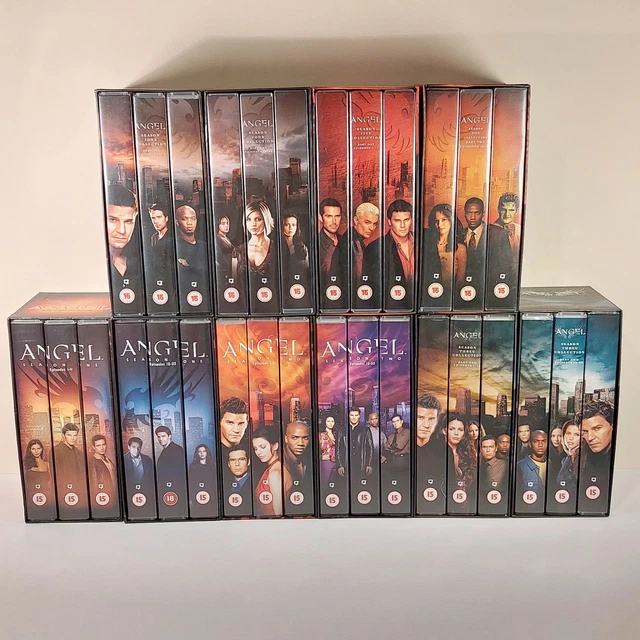 ANGEL COMPLETE SEASONS 1-5 VHS Video Box Set Bundle (30 Tapes In Total ...