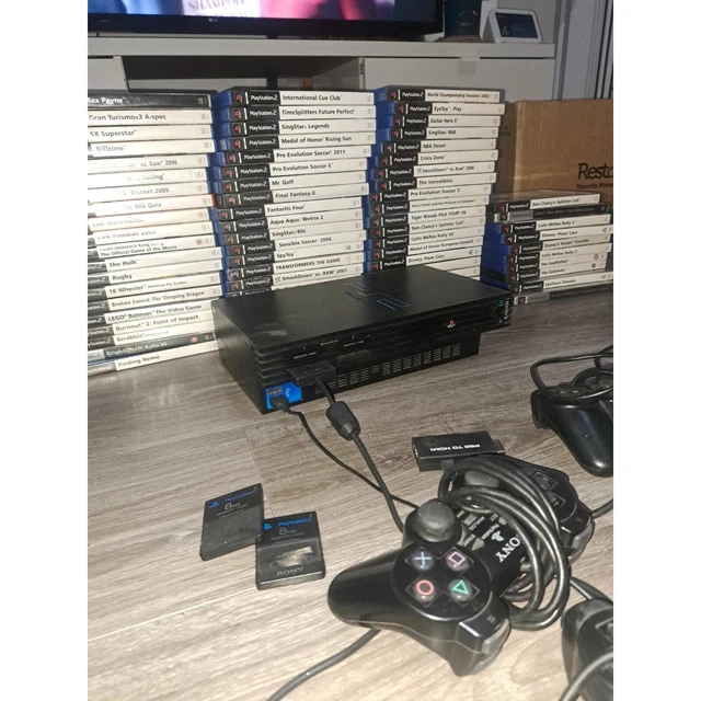 PLAYSTATION 2 BUNDLE with over 70 games 3 controllers ps2 to hdmi £230. ...
