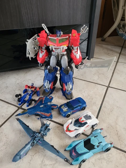 LOT DE 7 Transformers - Optimus Prime Soundwave RID BLURR - Hasbro Tomy ...