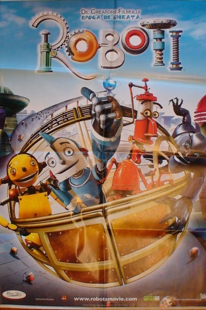 MOVIE POSTER=ROBOTS(2005)/ROBOTIIEMS882(EWAN MCGREGOR, Halle Berry, Mel ...