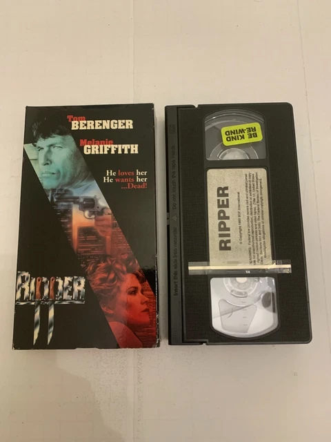 1993 RIPPER VHS Video Tape Tom Berenger and Melanie Griffith EUR 15,31 ...