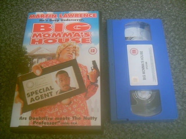 BIG MOMMA'S HOUSE Movie-Vhs Tape Large Case-Big Box-Martin Lawrence- £1 ...